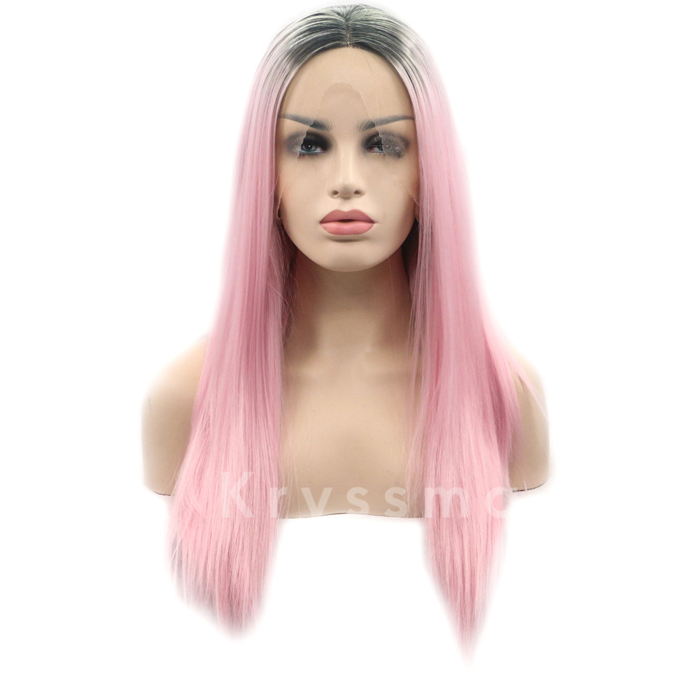 Ombre Pink Synthetic Lace Front Wigs- Belinda - Kryssma.com Official Site‎